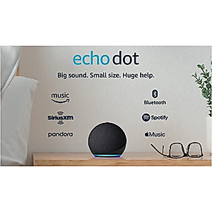 Echo Dot (4th Gen, 2020 release) | Smart speaker with Alexa | Charcoal