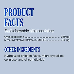 Nutramax Cobalequin B12 Supplement for Cats and Small Dogs, 45 Chewable Tablets