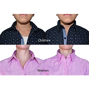 SIZE SELECTED: 16 Off-White | THE ORIGINAL Collar Support System | Collar Stays | NOT MADE of cheap, useless plastic like Copycat products.