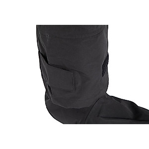 Kayak Drysuit for Men in Cold Water,Kayaking euipment,Paddling,Snorkeling,Waterproof,Front zip,Black (Black, M)