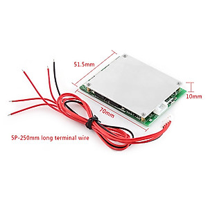 Lithium Iron Battery Protection Board, 4S 100A 12V LiFePO4 LFP Batterty Protection Module Board 1pc with The Balance Function