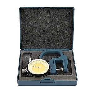 Digital Thickness Gauge Meter Paper Metal Card High Precision Pointer Display Caliper Electronic Micrometer Measuring Tool 0-0.4''(0-10mm)