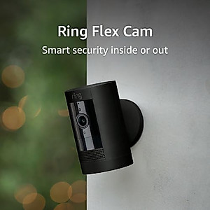 Ring Stick Up Cam Battery | Weather-Resistant Outdoor Camera, Live View, Color Night Vision, Two-way Talk, Motion alerts, Works with Alexa | Black
