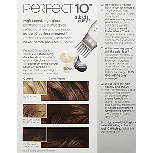 Clairol Perfect 10 by Nice 'n Easy Hair Color, 007, Dark Blonde