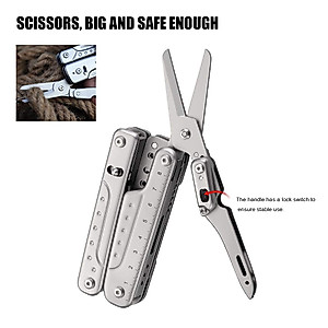 ROXON S802 Phantom Updated Version Multi Tool Pliers and scissors with Replaceable Knife and Wire Cutters… (S802S)