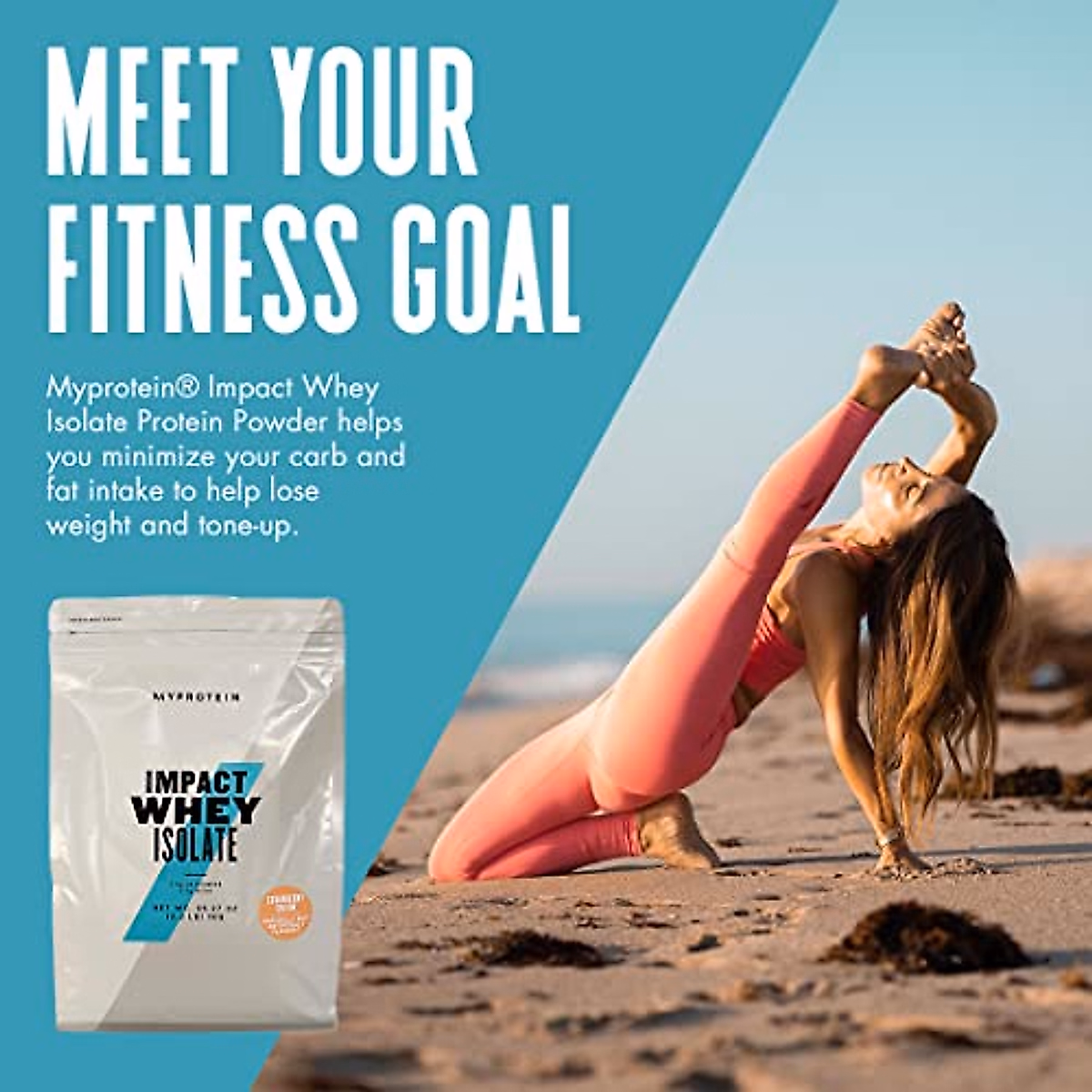 Myprotein Impact Whey Isolate Protein Powder (Strawberry, 5.5 Pound (Pack of 1))