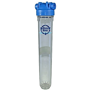 Tankless Water Heater Filter, KleenWater KW2520SCALEX-3 Tankless Hot Water Filter System, Polyphosphate Filter for Scale Prevention