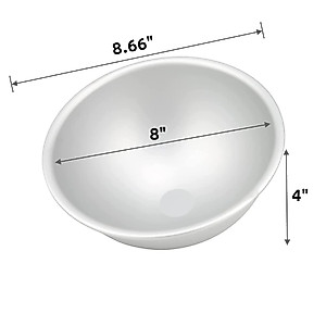 XZJMY Ball Cake Pan,Aluminum Hemisphere Cake Molds,8Inch Cake Pan,Kids DIY 3D Birthday Cake Pan,Nonstick Baking Tools (Big Half Ball)