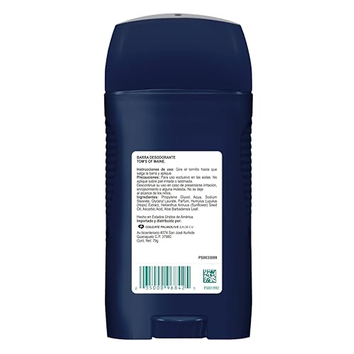 Tom's of Maine Long-Lasting Aluminum-Free Natural Deodorant for Men, Mountain Spring, 2.8 oz. 3-Pack (Packaging May Vary)