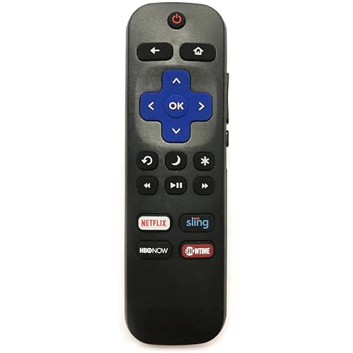 Hitachi Roku TV Remote w/Volume Control & TV Power Button for All Hitachi Roku Built-in TV. NO Pairing! NOT for ROKU Stick and ROKU Player.
