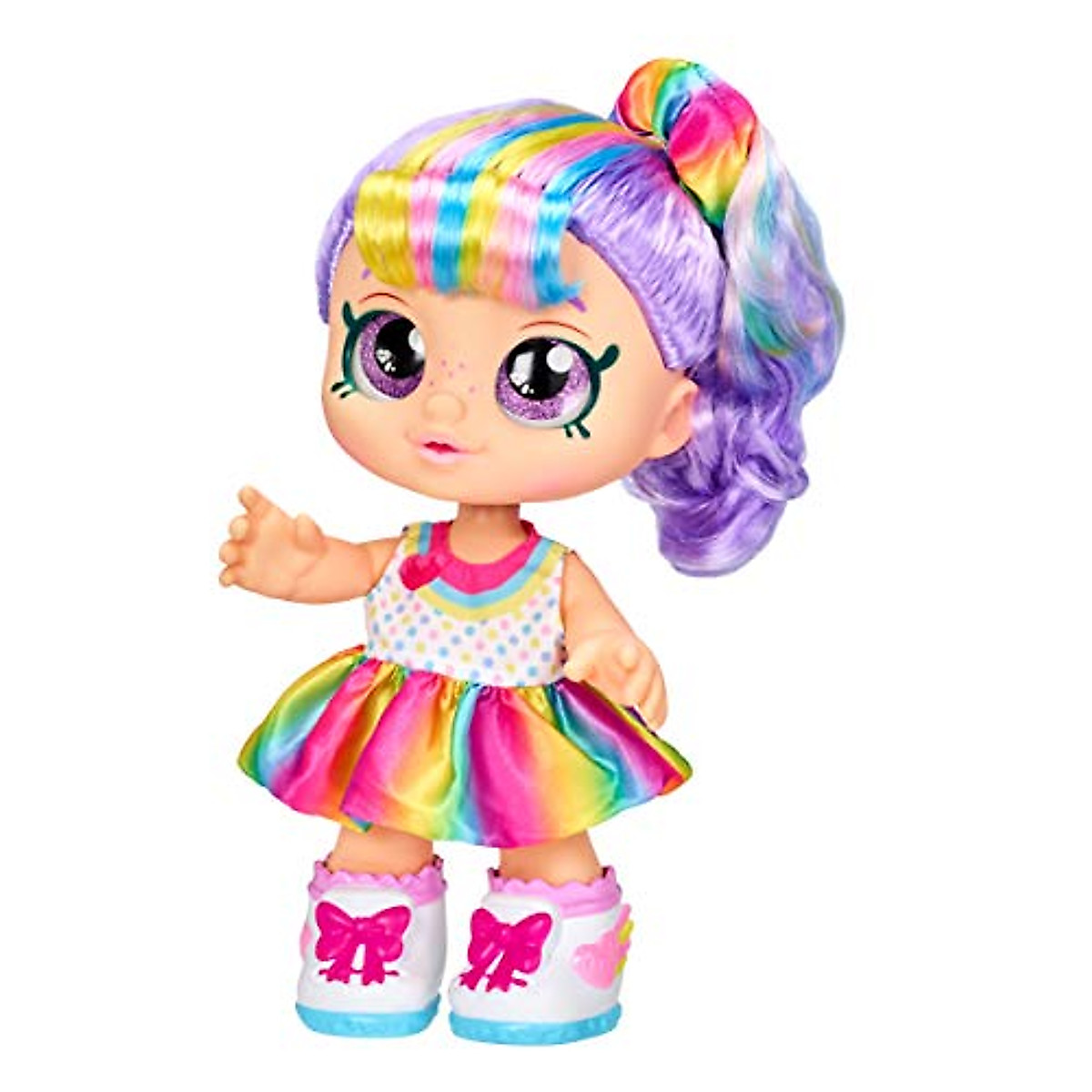 Kindi Kids Snack Time Friends - Pre-School Play Doll, Rainbow Kate - for Ages 3+ | Changeable Clothes and Removable Shoes - Fun Play, for Imaginative Kids