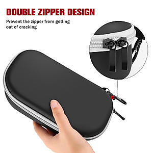 COLOR TREE Storage Case Carry Case Bag Compatible with PS Vita, PS Vita Slim, for PS Vita 1000/2000, Protective Hard Case Cover, Waterproof Shockproof Storage Travel Bag Travel Carrying Case