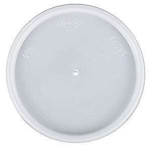 AMZ Empire 12 Ounce Customizable Deli Foam Container With Vented Lid 50/Case, For Hot And Cold Food/Containers with Matching Covers/Dessert Ice Cream Yogurt Cups/Set of 50 (12 oz)