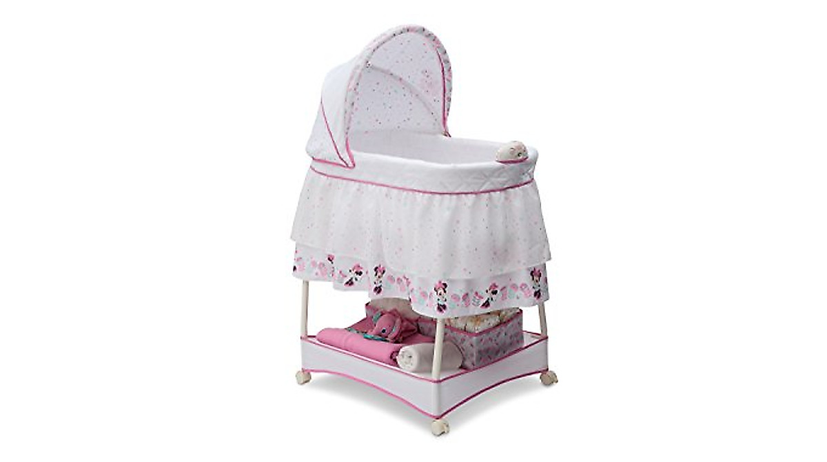 Delta Minnie Mouse Bedside Bassinet - Portable Comfort & Soothing