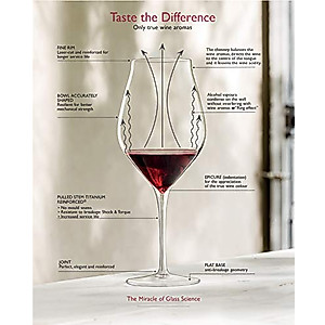 Luigi Bormioli - 11835/02 Luigi Bormioli Vinea 20.25 oz Red Wine Glasses, Set of 2, Clear