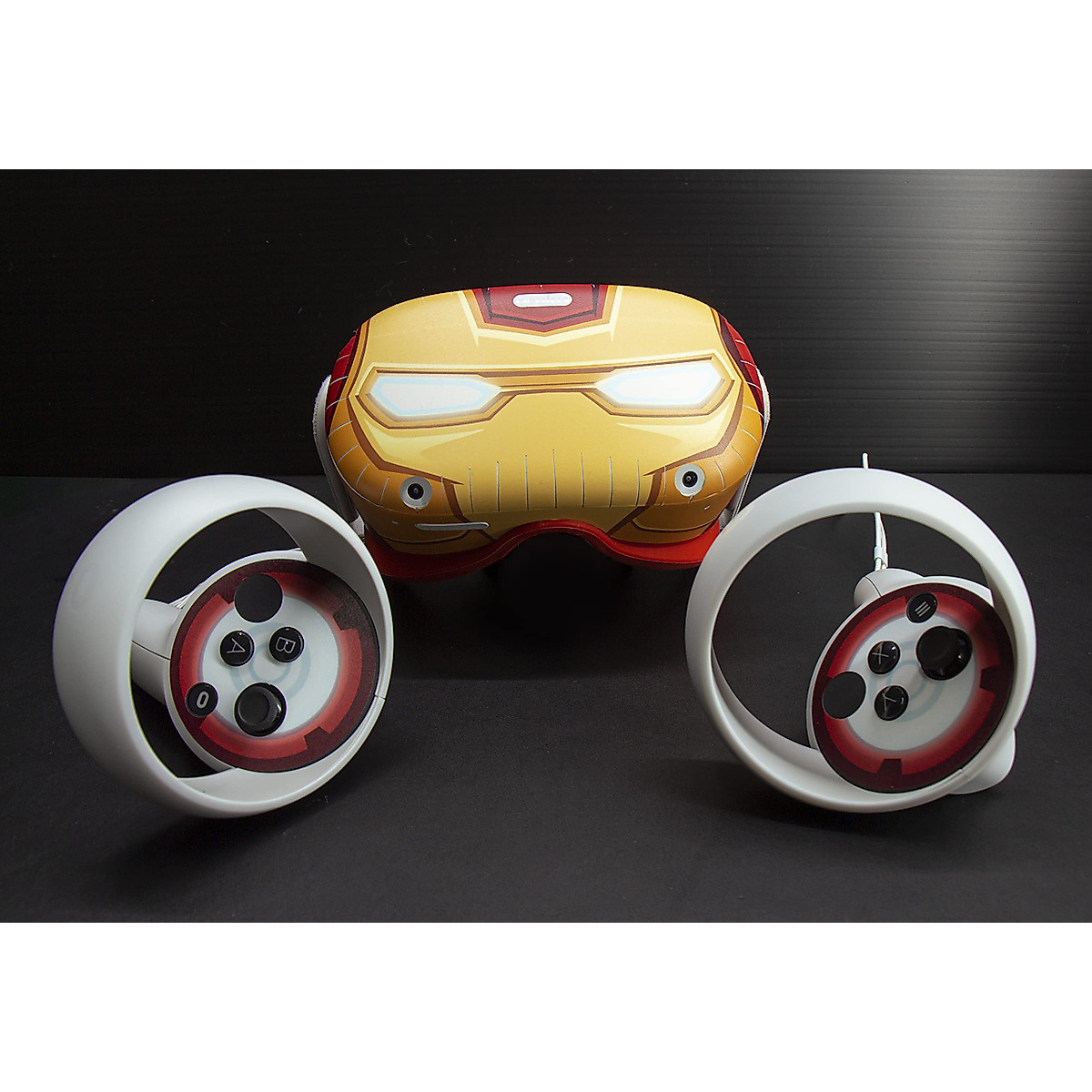 Arlon Graphics Iron Armour Full Wrap Skin Decal for Oculus Quest 2 - Easy-to-Install Protective Vinyl Sticker Cover Accessories, Grey