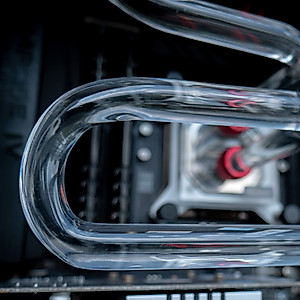 uxcell PETG Tubing Hard Tube 10mm ID, 14mm OD, 0.5m/20inch Length, Clear for PC Water-Cooling System 4pcs