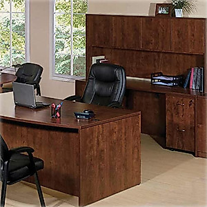 Lorell Desk Shell, 72 by 36 by 29-1/2-Inch, Cherry