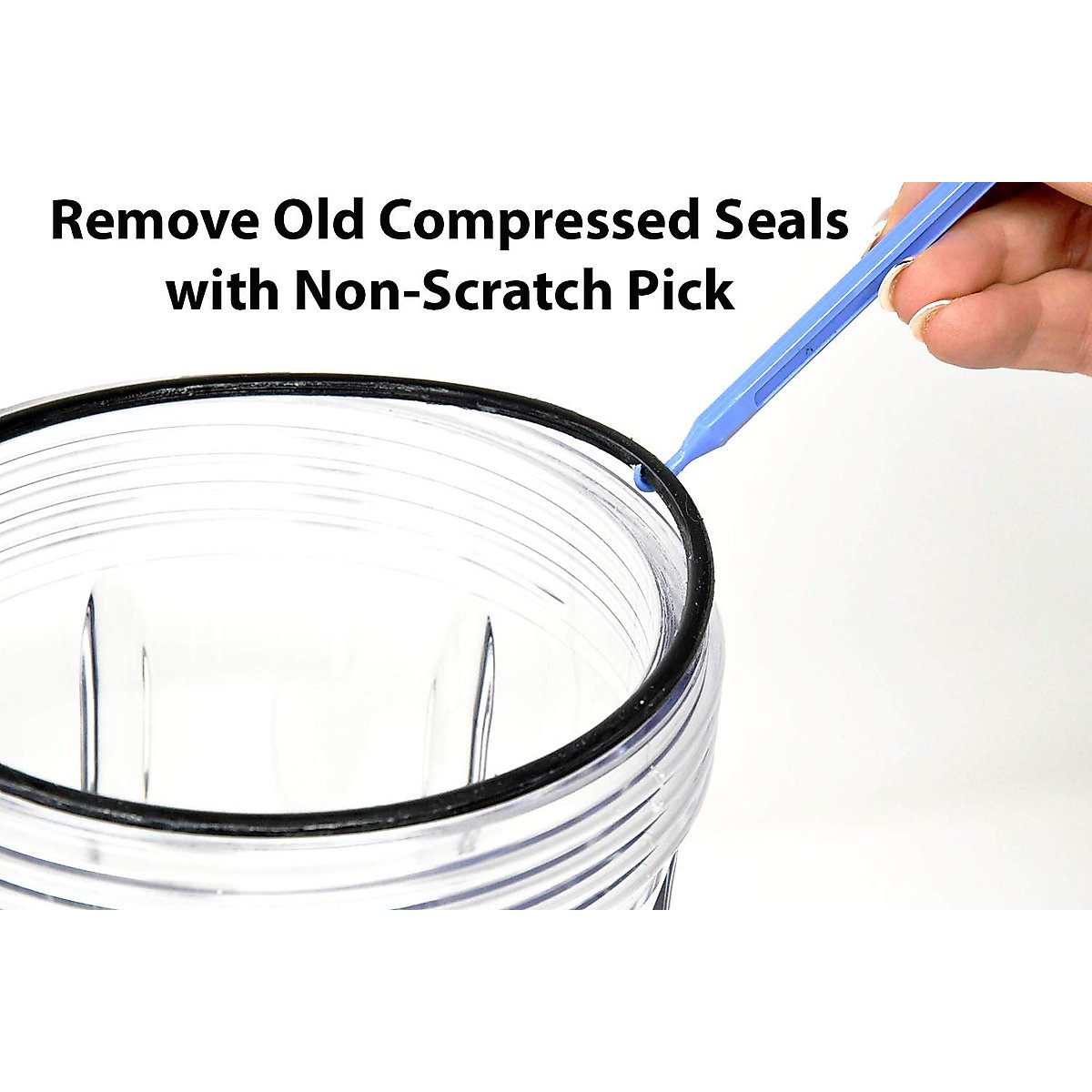 Kinetic Wares HHRING Fits GXWH40L, GNWH38S, GXWH30C, GXWH35F, GNWH38F (6 Pack) with Dow Molykote 111 O-Ring Lubricant and Scratch Free O-Ring Pick Tool