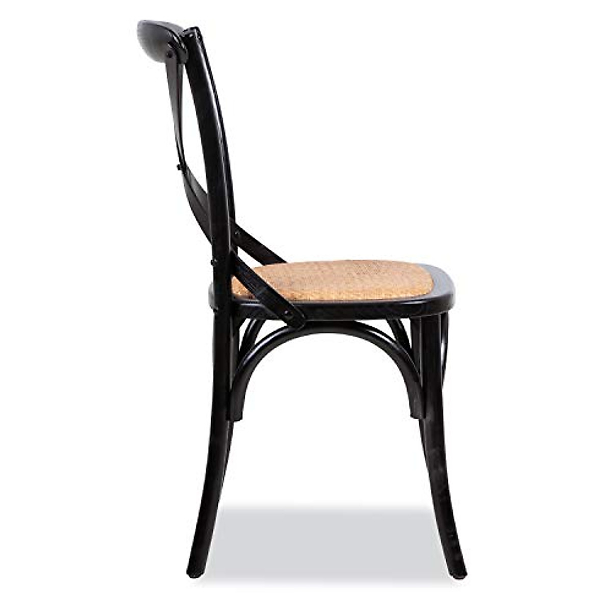 EdgeMod Cafton Crossback Chair in Black
