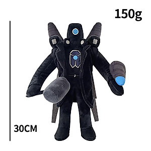 Lianxiaw Skibidi Toilet Toy Plush, Cameraman Plush and Speakerman Plush Set for Kids and Collectors, Horror Game Stuffed plushies Doll Toys Collectible Gifts for Kids Fans Aldults Birthday