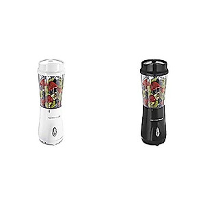 Hamilton Beach Personal Blender for Shakes and Smoothies with 14oz Travel Cup and Lid & Personal Blender for Shakes and Smoothies with 14oz Travel Cup and Lid