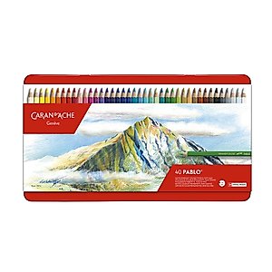 CREATIVE ART MATERIALS Caran d'Ache Pablo Pencil Set of 40 (666.340)