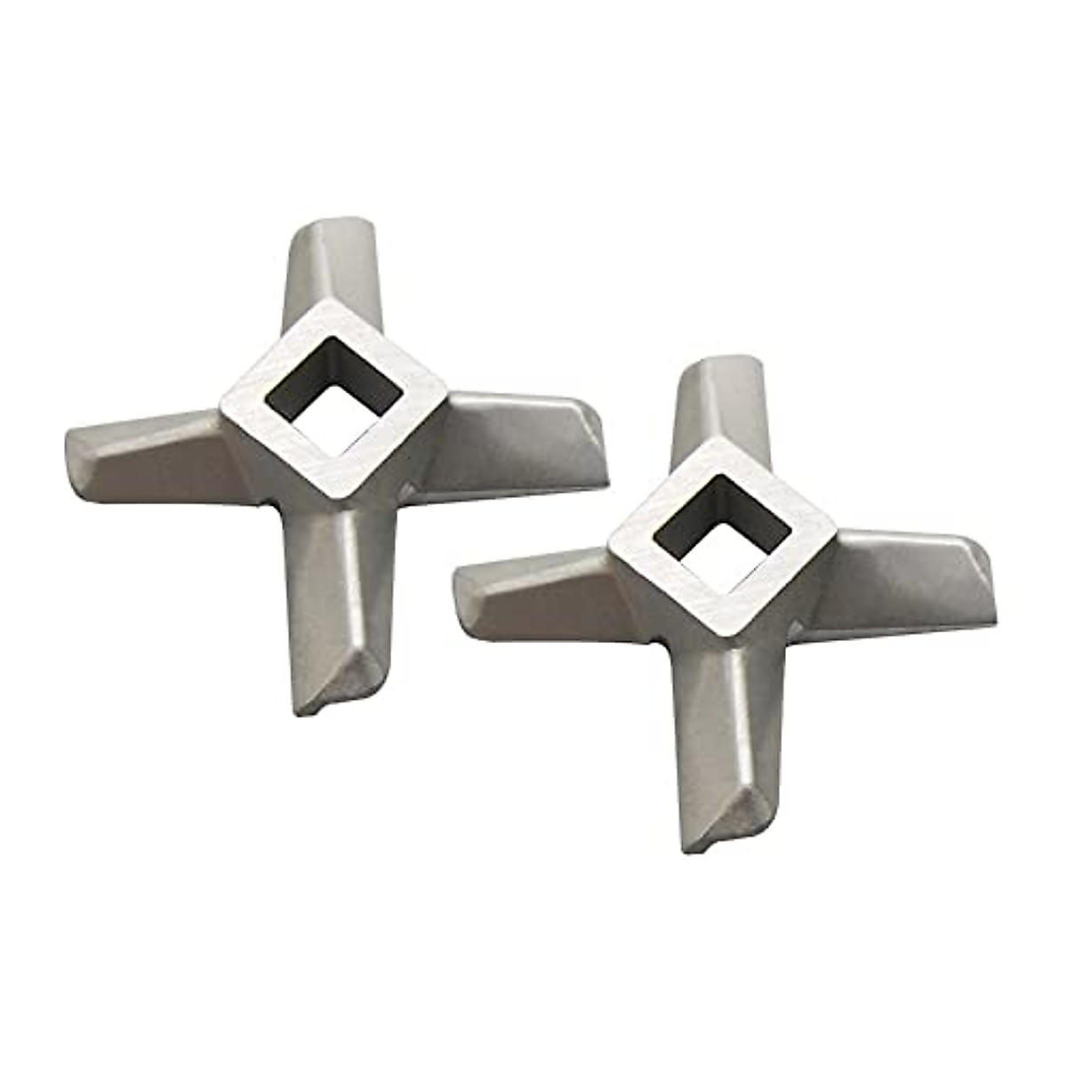 2pcs Meat Grinder Knife 8# Mincer Blade Spare Parts Replacement Compatible With Mou-linex ​ME610 ME625 ME630 ME720 Bosch 66020 Zelmer 886.8