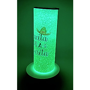 Glow in the Dark Mamacita Needs a Margarita Tumbler Cup