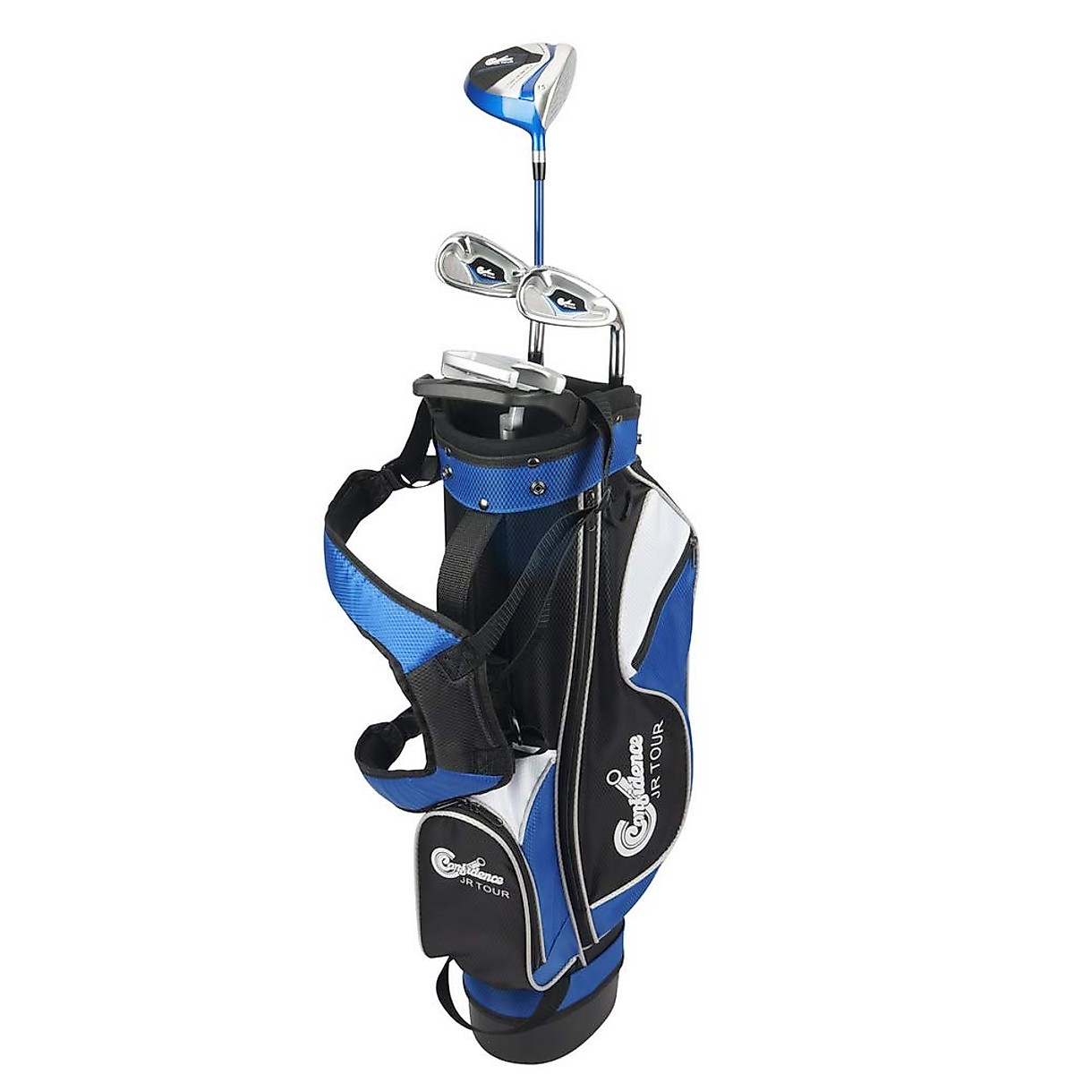 Confidence Golf Junior Golf Clubs Set for Kids Age 8-12 (4' 6" to 5' 1" Tall) - Lefty
