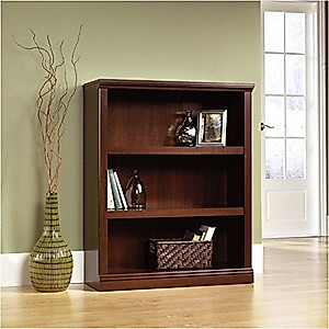 Pemberly Row 3 Shelf Bookcase in Select Cherry