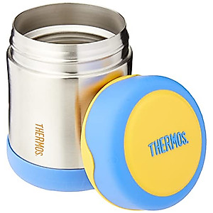 Thermos Stainless Steel Food Flask, Blue, 290 ml