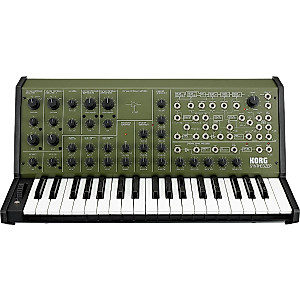 Korg MS-20 FS Monophonic Analog Synthesizer, 2 Oscillators, 37 Mini-Keys, Green