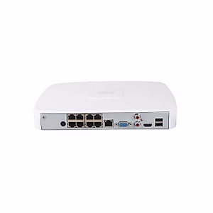 Loryta NVR 8 Channel Smart 1U 1HDD 8PoE Network Video Recorder Replace NVR4108-8P-4KS2,Access: 80 Mbps; Storage: 80 Mbps; Forward: 60 Mbps Network Bandwidth,NV4108P-4KL