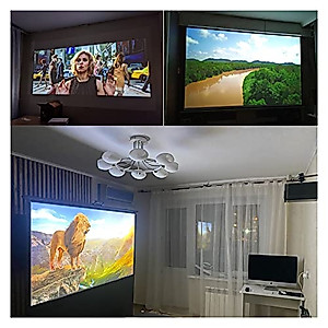 Full HD Projector 800 ANSI 1080P Home Theater Supports WiFi 4K TV Video Projector with 3D Laser Projector