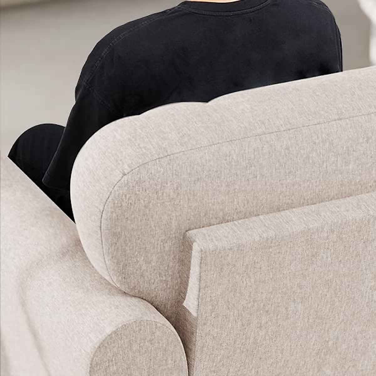 Vongrasig Loveseat Sofa 87" for Living Room, Beige