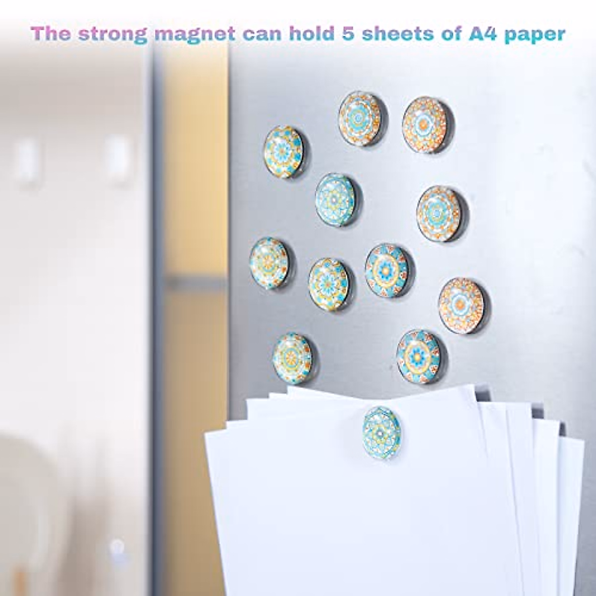 STARUBY Refrigerator Magnets 12 pcs Funny Fridge Magnets Decorative Magnets for Whiteboard Cute Locker Magnets for Boys and Girls Glass Magnets for Refrigerator Office and Kitchen