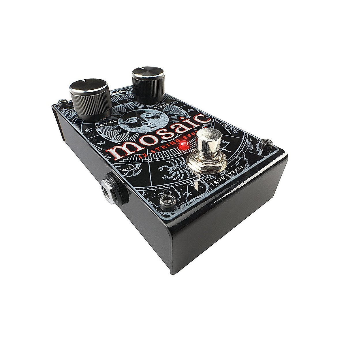 Digitech MOSAIC 12-String Effect Pedal Bundle with 9V Power Supply, Patch Cable, and Dunlop PVP101 Pick Pack