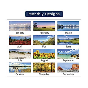 2024 AT-A-GLANCE Landscape 12-inch x 12-inch Monthly Wall Calendar (88200-24)