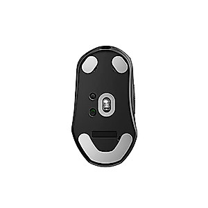 SteelSeries Prime Wireless FPS Gaming Mouse with Magnetic Optical Switches and 5 Programmable Buttons – USB-C – 18,000 CPI TrueMove Air Optical Sensor – Prism RGB Lighting - Black (Renewed)