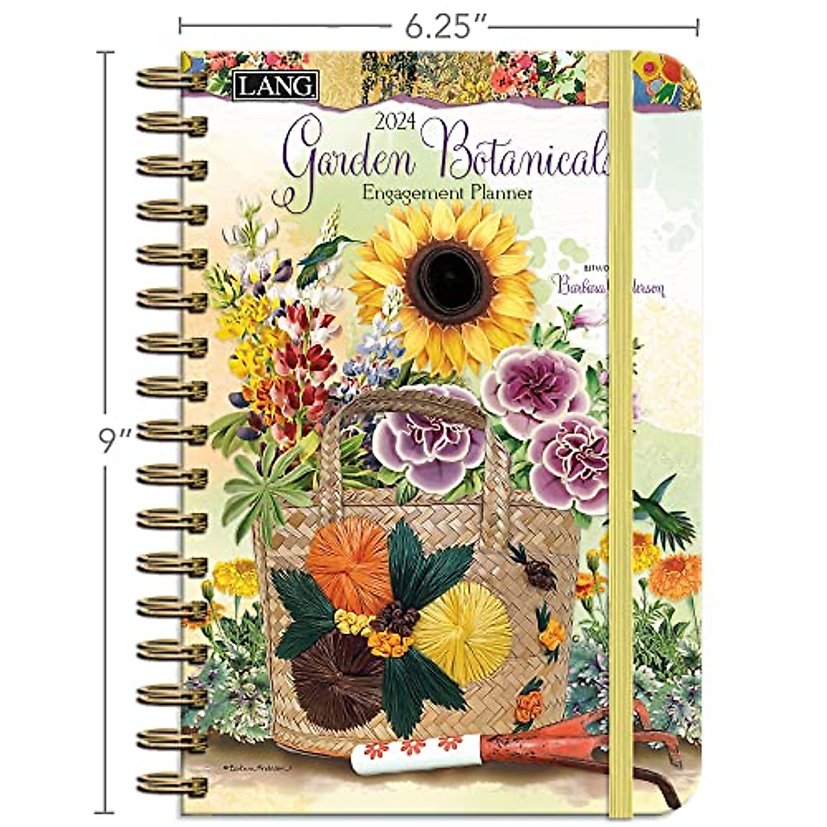 LANG Garden Botanicals 2024 Spiral Engagement Planner (24991011098)