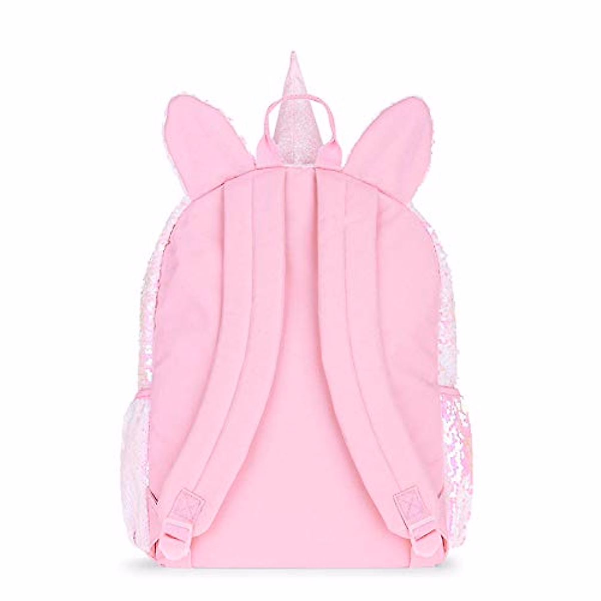 Unicorn 2 Way Sequins Critter Backpack 16 (Pink, One_Size)