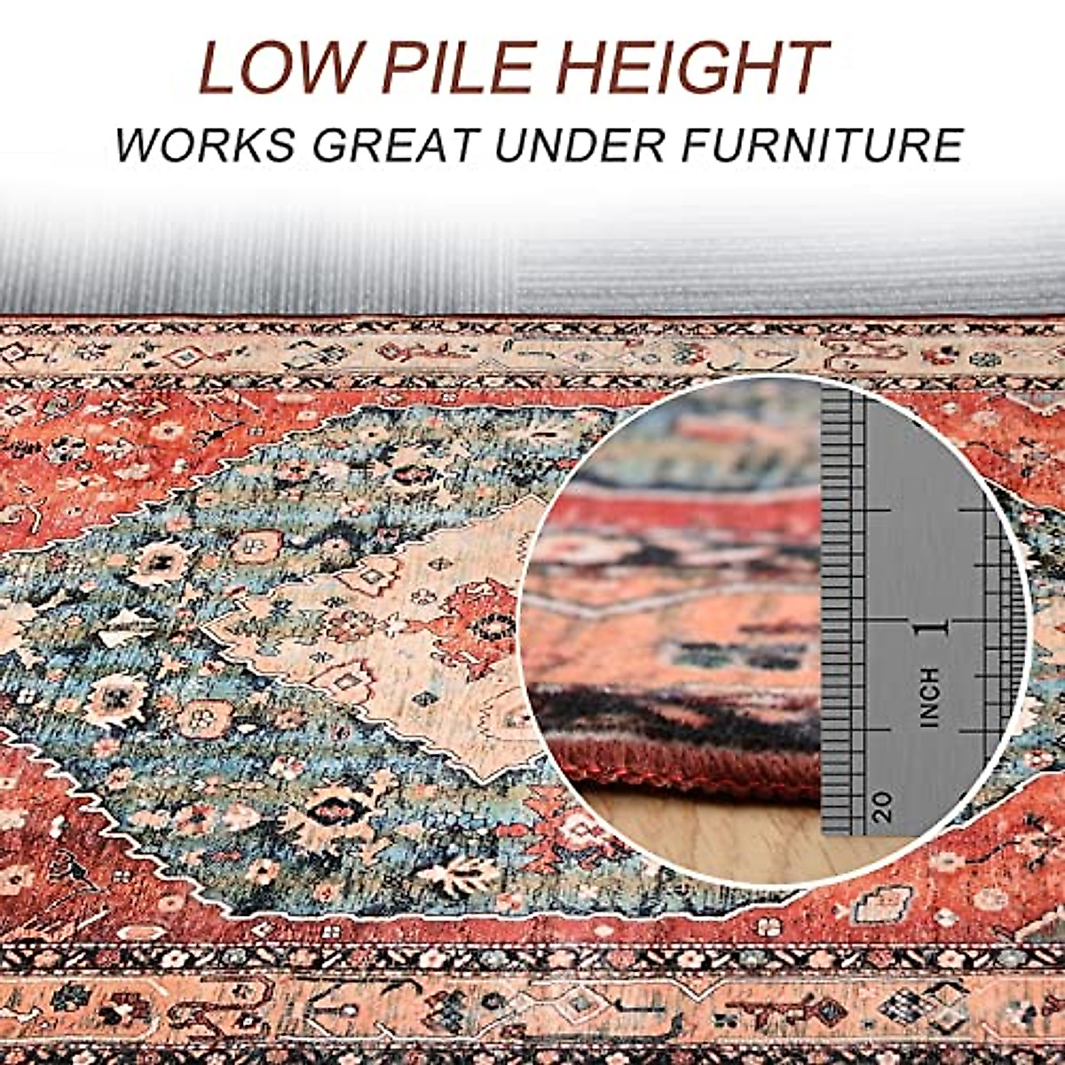 Area Rug 5x7 Living Room Rugs Boho Rugs for Living Room 5x7 Area Rugs for Bedroom Machine Washable Area Rugs