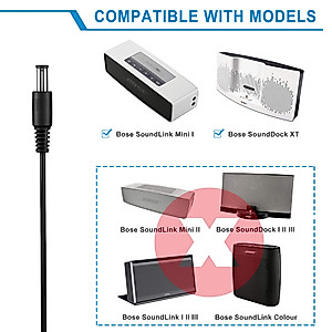 PwrON 12V Ac Dc Adapter Compatible with Bose SoundLink-Mini Bluetooth Speaker (1st Gen ONLY) 359037-1300 371071-0011 PSA10F-120 413295; Bose-SoundDock-XT Speaker 626209-1300 626209-1900 Power Supply