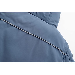 Fewlby Baby Snowsuit Infant Baby Boys Girls Romper Winter Down Jacket Hooded One-Piece Outwear Toddler Jumpsuit, Blue 18-21 Months