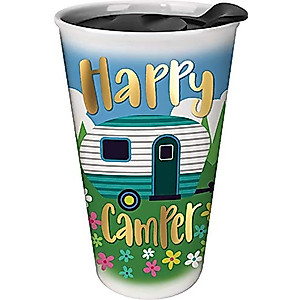 Spoontiques Happy Camper Travel Mug