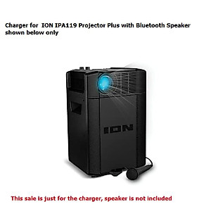 Charger Compatible with ION Projector Plus Projector with Bluetooth Speaker IPA119