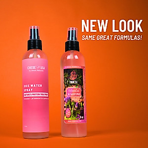 Uhuru Naturals Rice Water Spray - Nature's Protein Treatment (8 oz) - pH Balanced - We have perfected our Fermented Rice Water to a Science for an exact period of time 4 Maximum Benefits