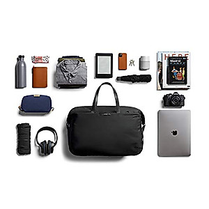 Bellroy Weekender Plus - Premium Edition (Duffle Travel Bag & Overnight Bag, Fits 13" Laptop, Internal Organization Pockets) - Black