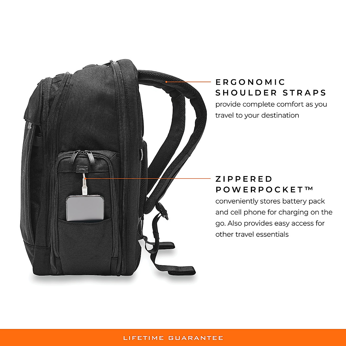 Briggs & Riley Traveler Backpack, Black